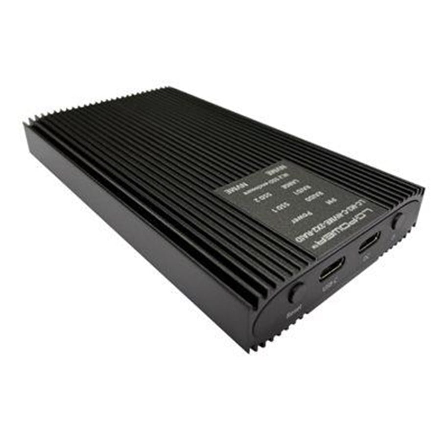 LC Power LC-M2-C-NVME-2X2-RAID - storage enclosure - M.2 NVMe Card ...