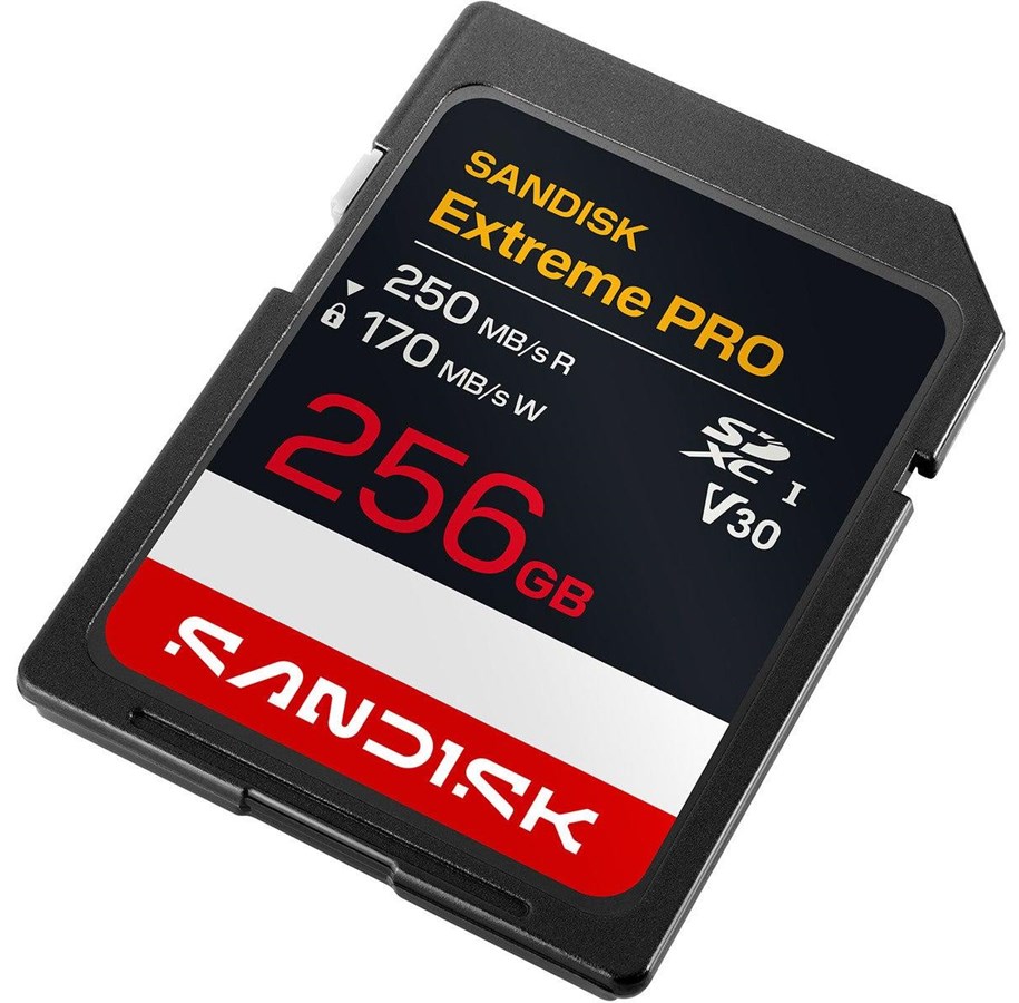 SANDISK Extreme PRO SD - 250MB/s - 256GB | Billig