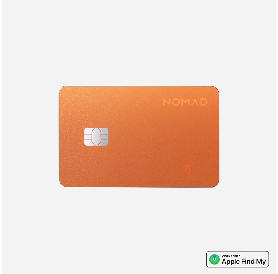 Nomad Tracking Card Pro - Find My | Stellar Orange Limited Edition