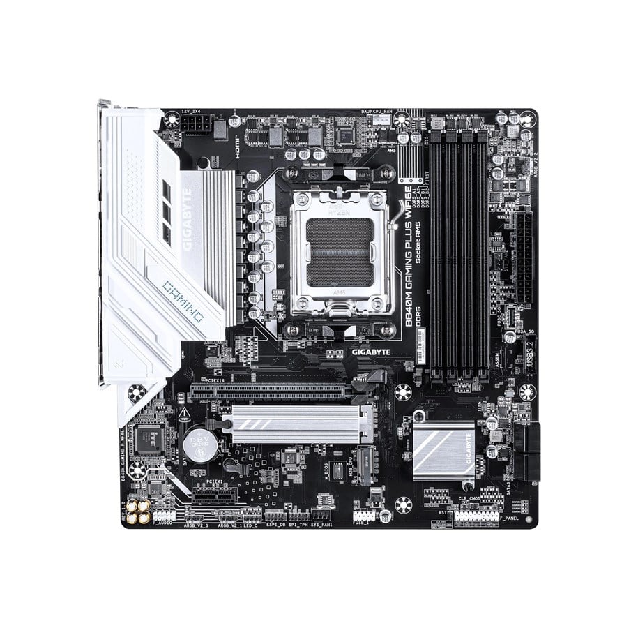 GIGABYTE B840M GAMING PLUS WIFI6E Bundkort - AMD B840 - AMD AM5 - DDR5 ...